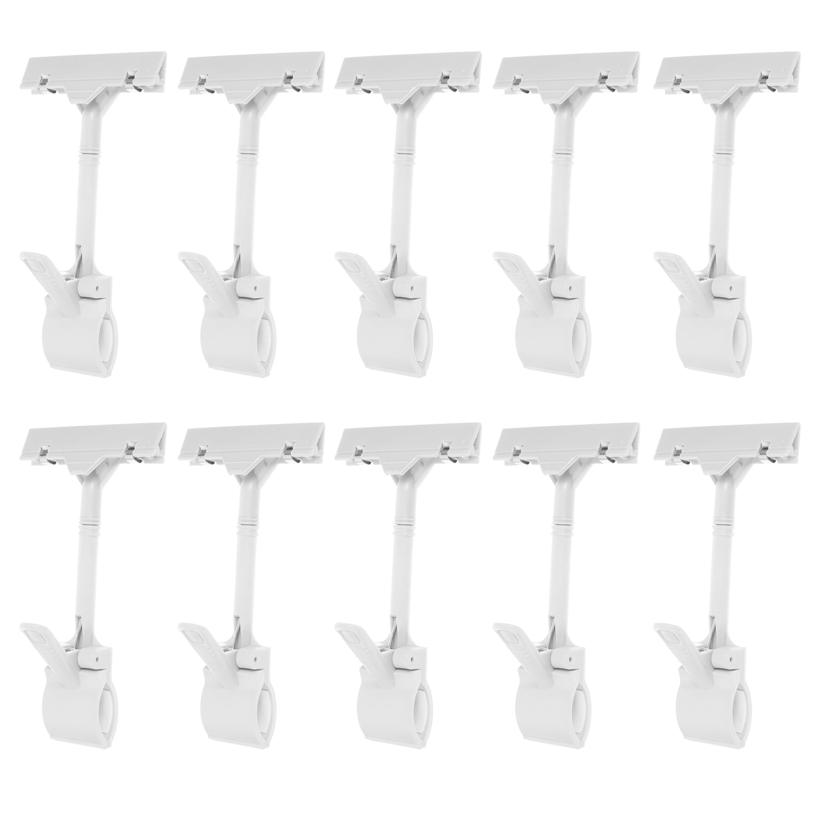 OFFIGAM Label Clip Sign Clips T-shaped 10Pack Adjustable for ...
