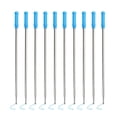 10Pcs Metal Ballpoint Pen Refills 3 Color Inks Refill Replaceable Pens ...
