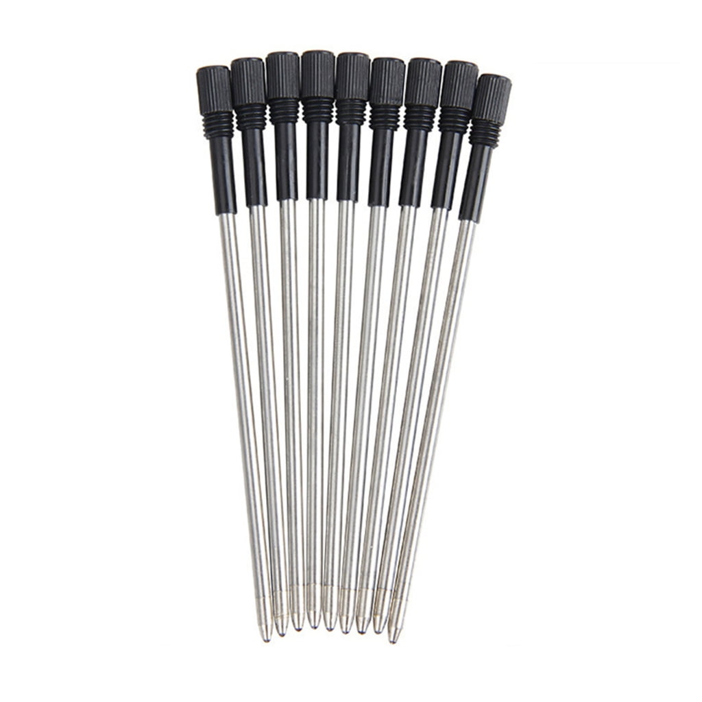 10Pcs Replaceable Ballpoint Pen Refills, Ballpoint Metal Refills Metal ...