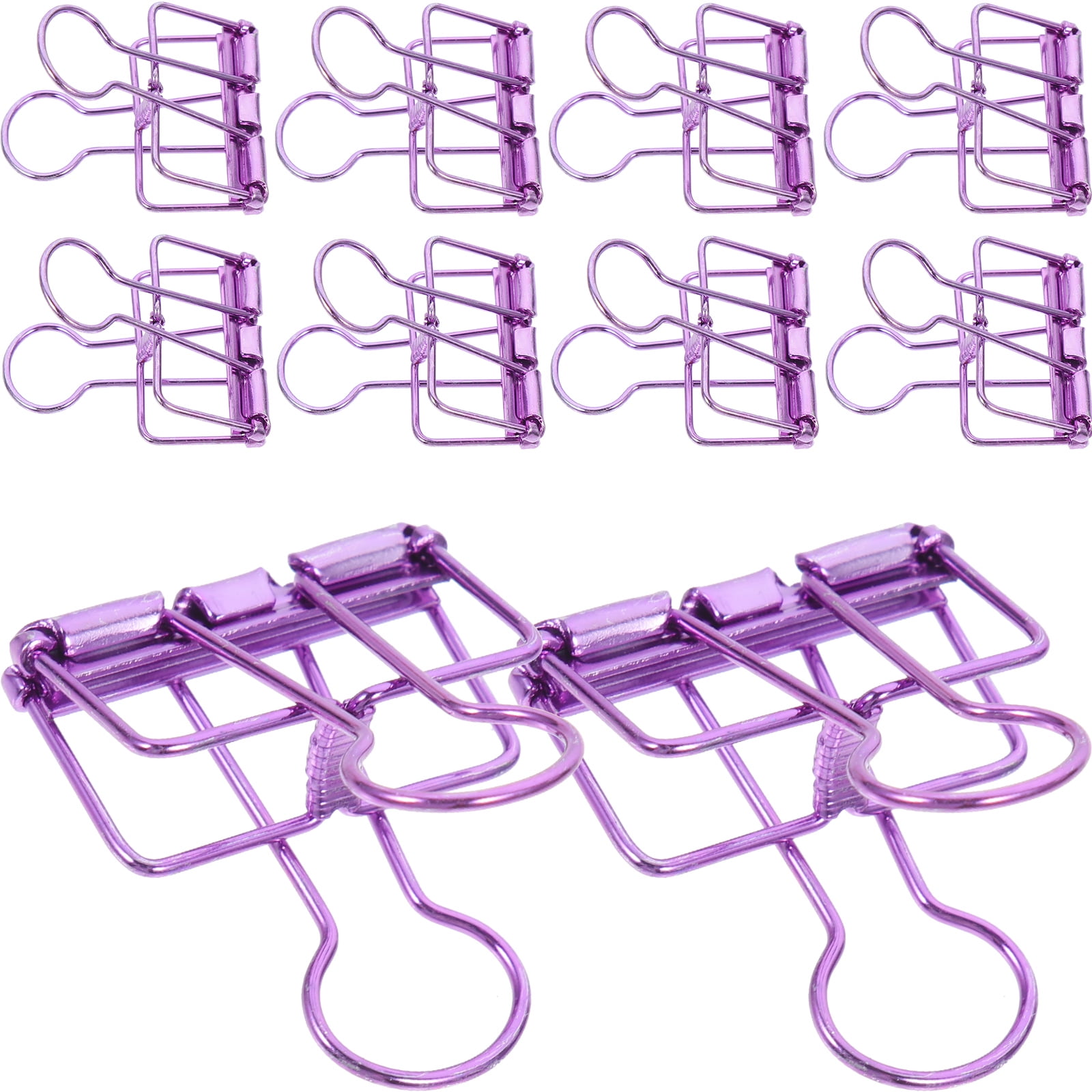 10Pcs Metal Binder Clips Decorative Binder Clips Star Shape Binder ...