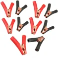 10Pcs Metal Car Battery Clips Crocodile Alligator Test Terminal Clamps ...