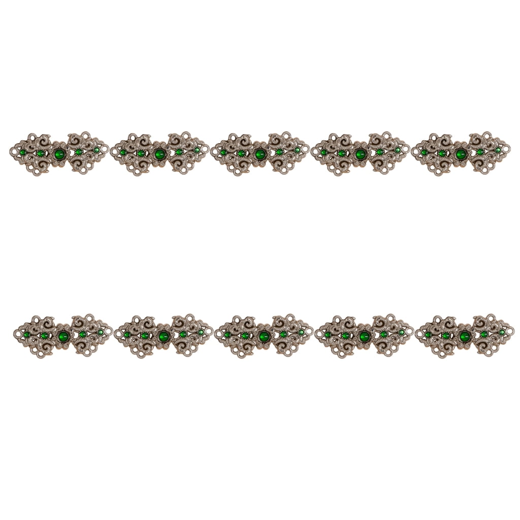 10Pcs Metal Cheongsam Button Traditional Chinese Knot Buttons ...
