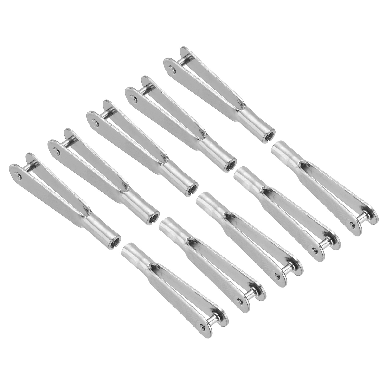 10Pcs Metal Clevis Quick Link M2 Thread Steel Clevis Self Locking Clip ...