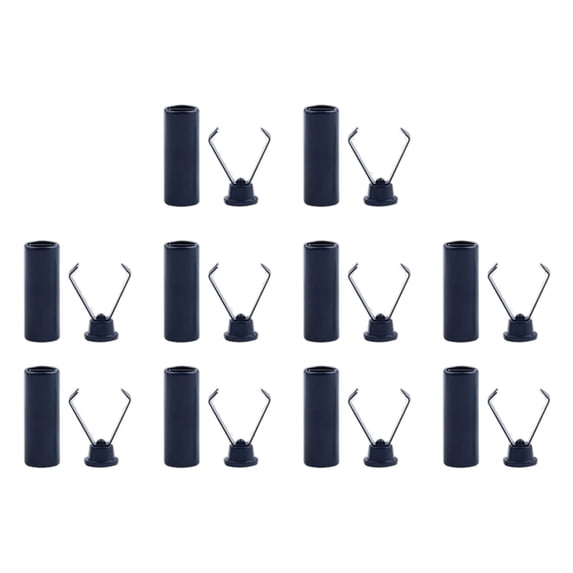 10Pcs Metal Drawstring Cord Lock Clip Adjustable Elastic Cord Stoppers ...
