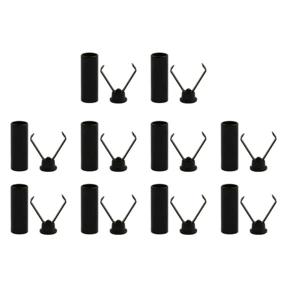 10Pcs Metal Elastic Rope Fasteners Clip Drawstring Cord Lock For ...