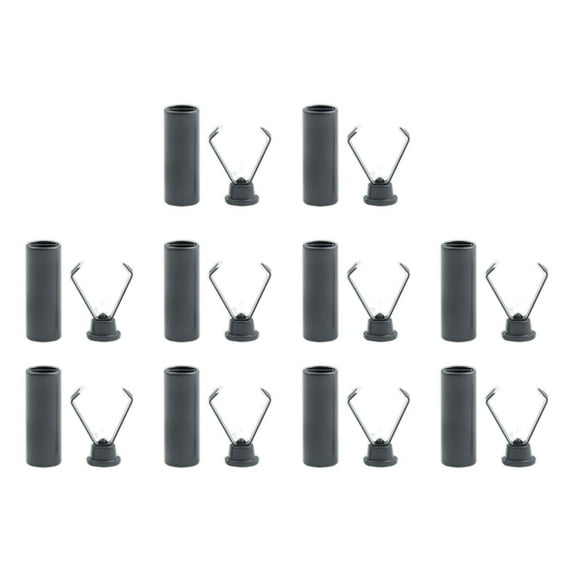 10Pcs Metal Elastic Rope Fasteners Clip Drawstring Cord Lock For ...