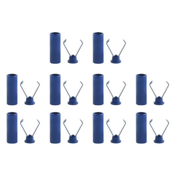 10Pcs Metal Elastic Rope Fasteners Clip Drawstring Cord Lock For ...