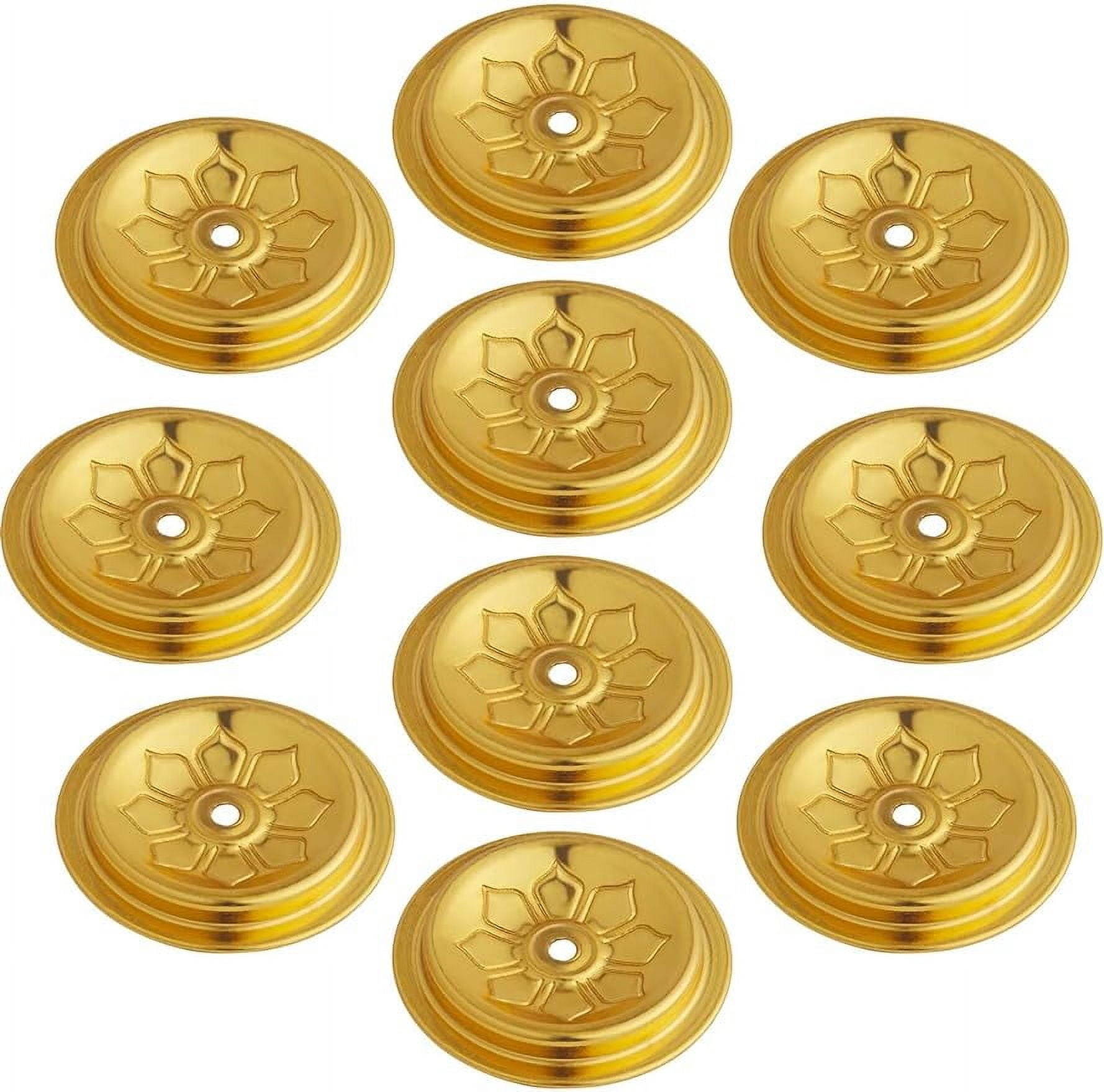 10Pcs Metal Floating Wick Ghee Oil Lamp Disc Holder Candle Float Stand ...
