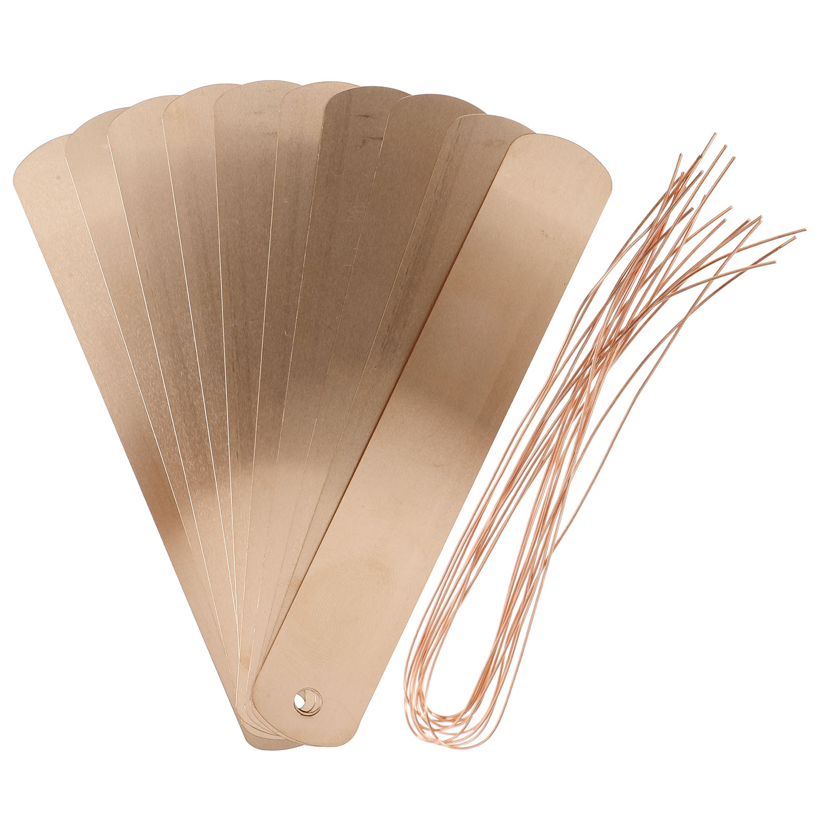 10Pcs Metal Plant Labels Copper Tree Tags Garden Label Tags Outdoor ...