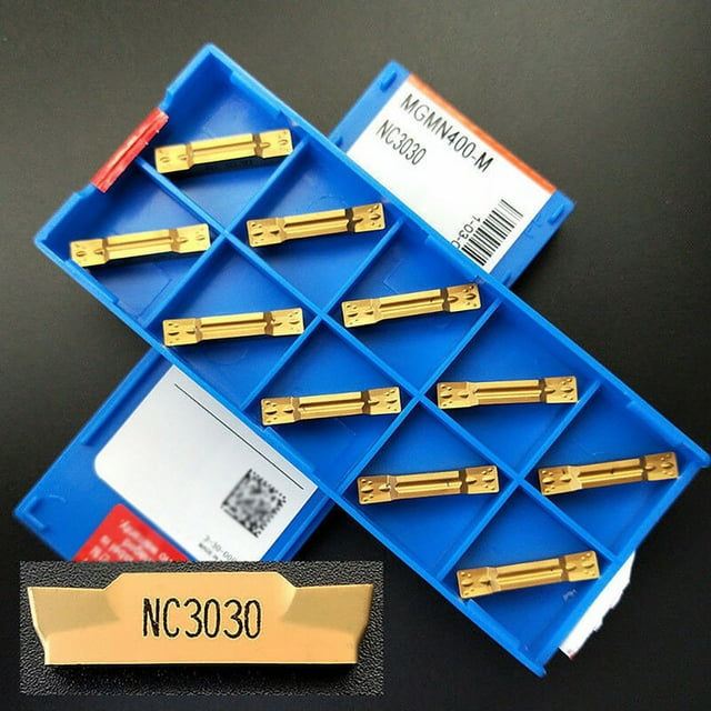 10Pcs Mgmn400-M Nc3030 Carbide Indexable Inserts, 4mm Wide Cutting ...