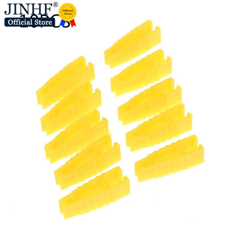 10Pcs Micro Car Fuse Puller Clip Yellow Plastic Plier Tweezers ...