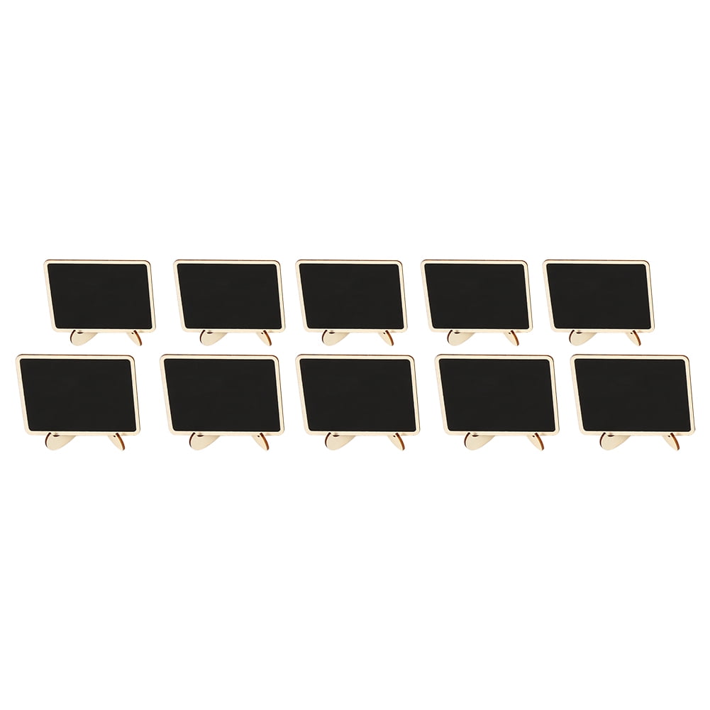 10Pcs Mini Chalkboards Signs,Message Board Signs with Stand Holder Clip ...