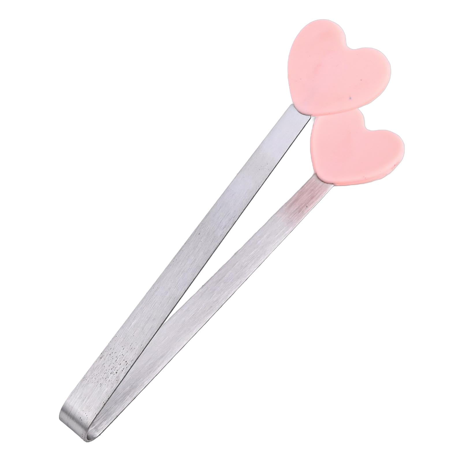 10Pcs Mini Food Tongs Heart-Shaped Cooking Tongs With Silicon Tips Food ...