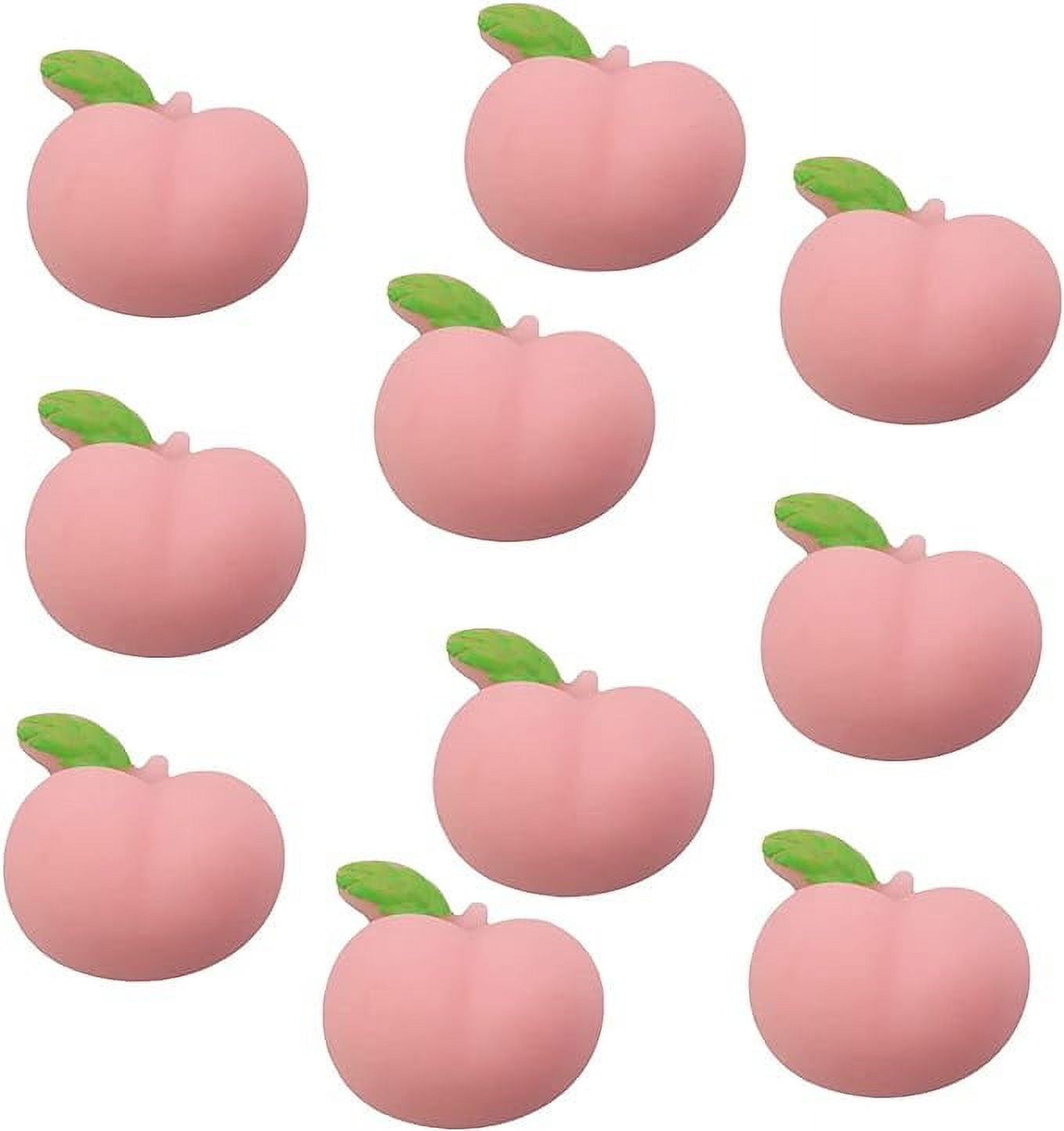 10Pcs Mini Peach Mochi Squishy Relief Cute Novelty Stress Mochi ...