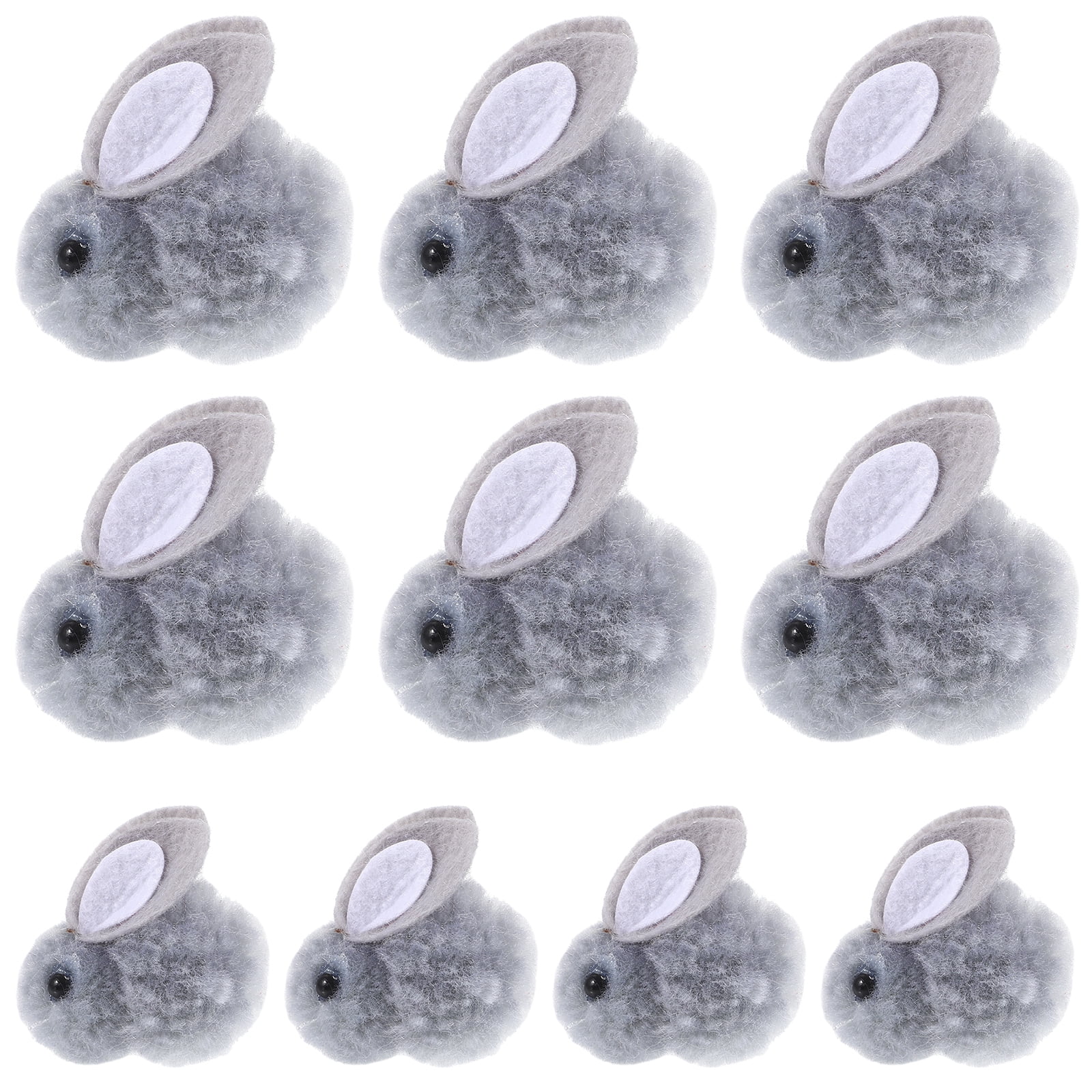 10Pcs Mini Plush Rabbit Small Bunny Doll Soft Bunny Stuffed Animal Toys ...