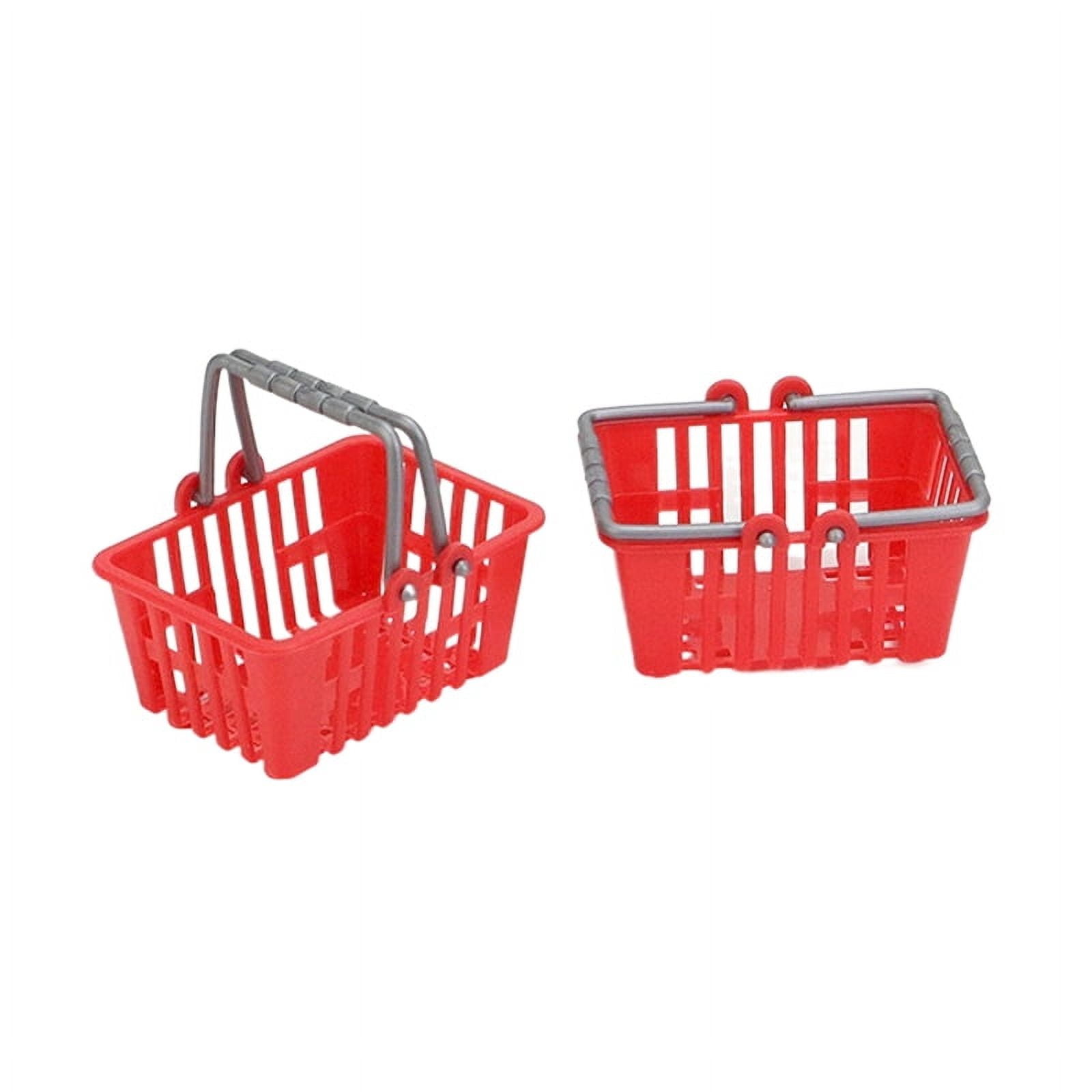 10Pcs Mini Shopping Baskets Pretend Play Toys Simulation Shopping ...