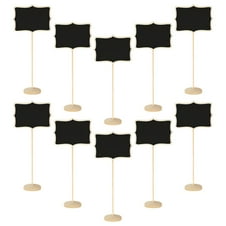 Food Label Holders and Table Number Stands for Buffets and Events