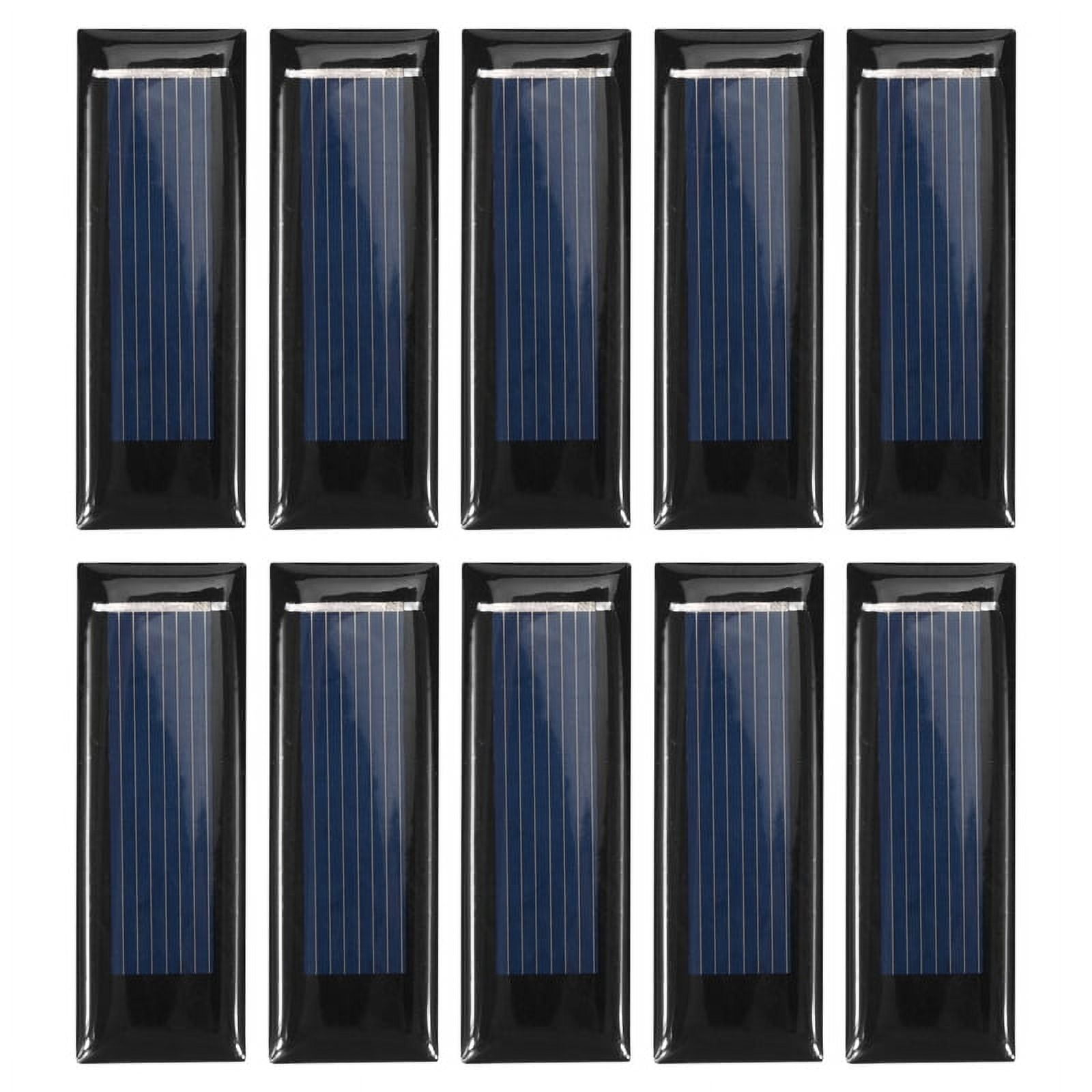 10Pcs Mini Solar Panel 0.5V 100mA Cells Photovoltaic panels - Walmart.com