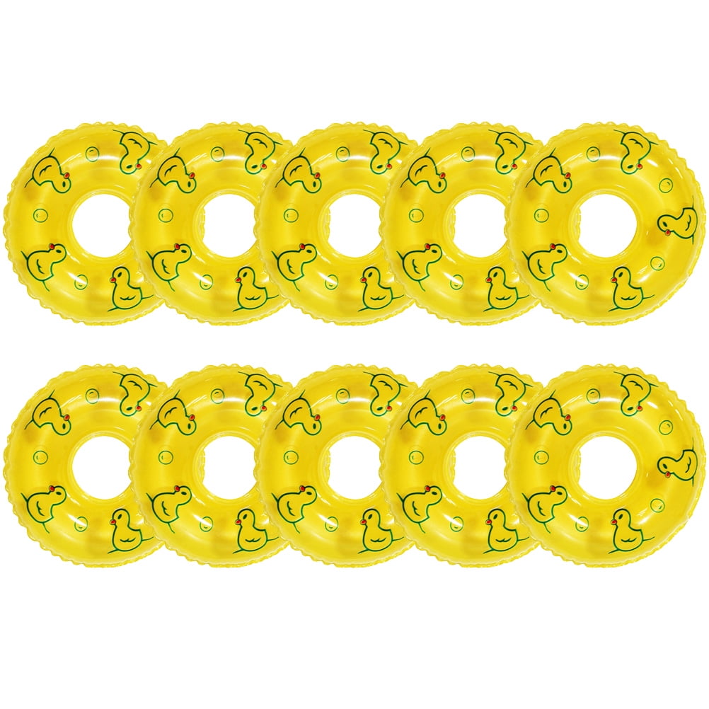 10Pcs Mini Swim Rings Props Mini House Swimming Ring Photo Props Mini ...