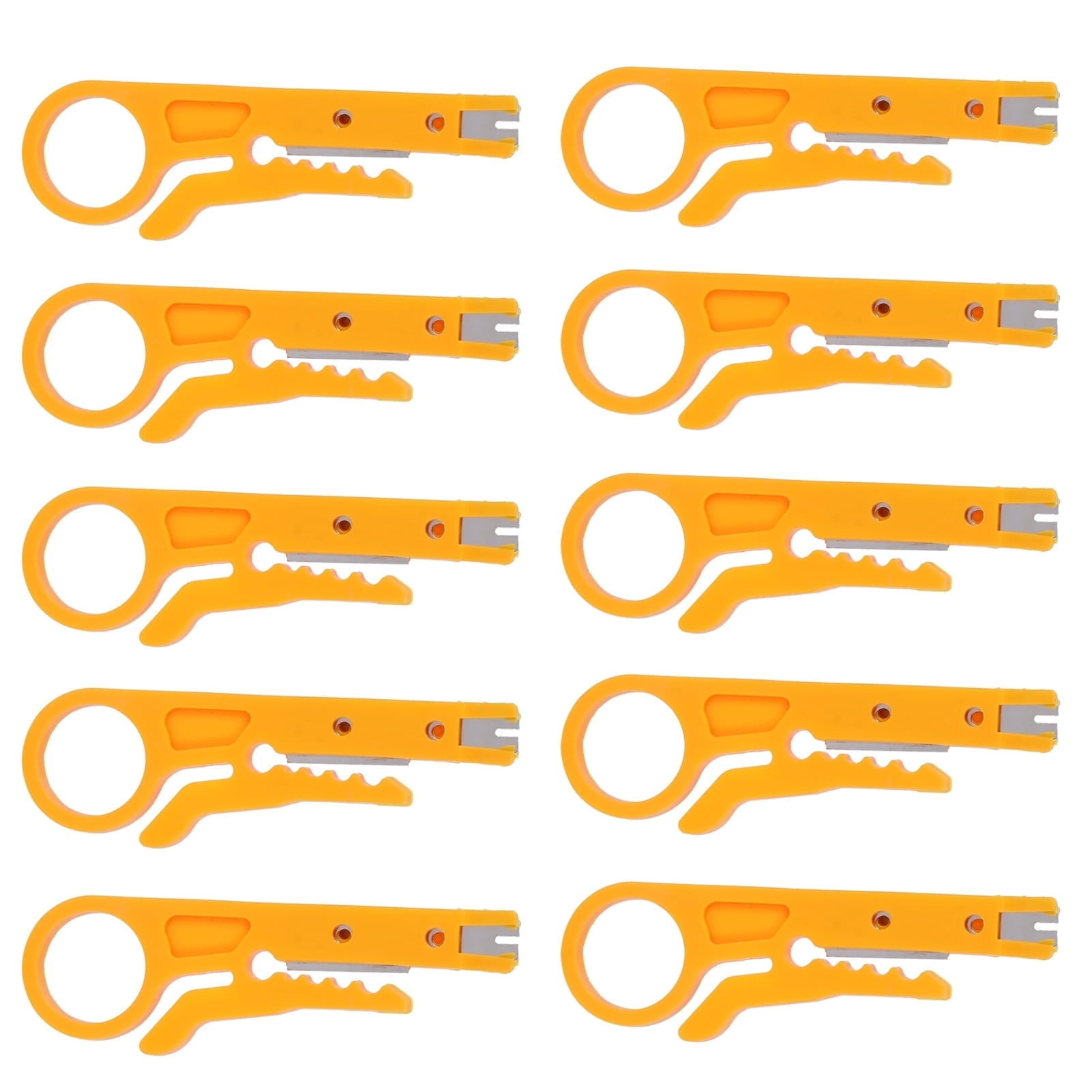 10Pcs Mini Wire Stripper Crimper Pliers Crimping Tool Cable Stripping ...