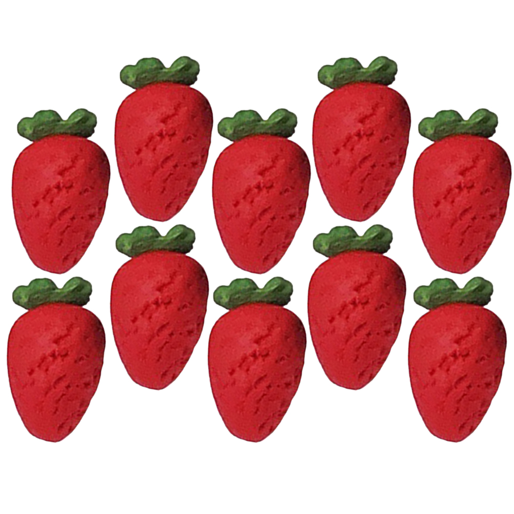 HOMEMAXS Resin Strawberry Decor for Kids 10Pcs Mini仿真Strawberry Toy ...