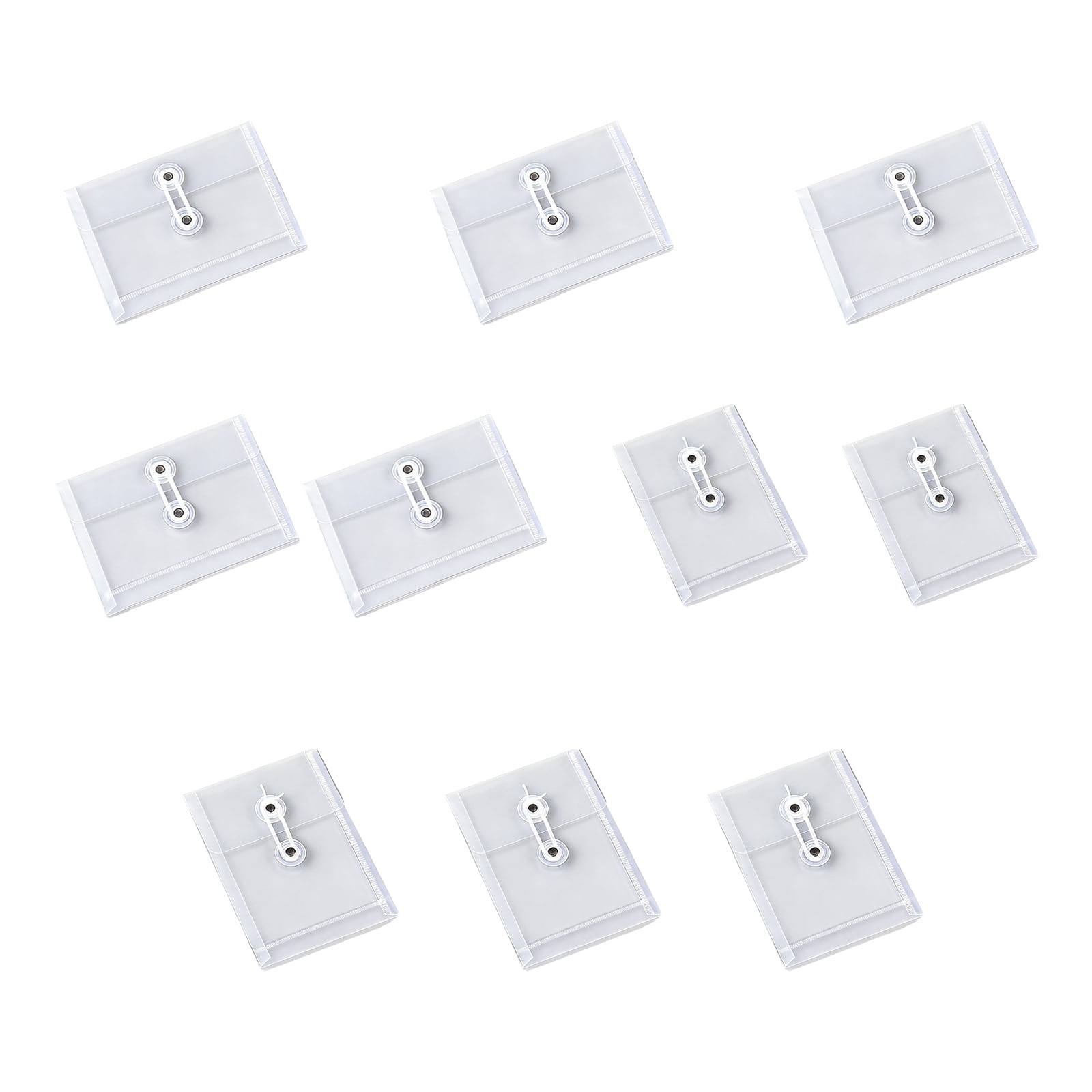 10Pcs Multipurpose Document Envelope with String Closure Waterproof ...