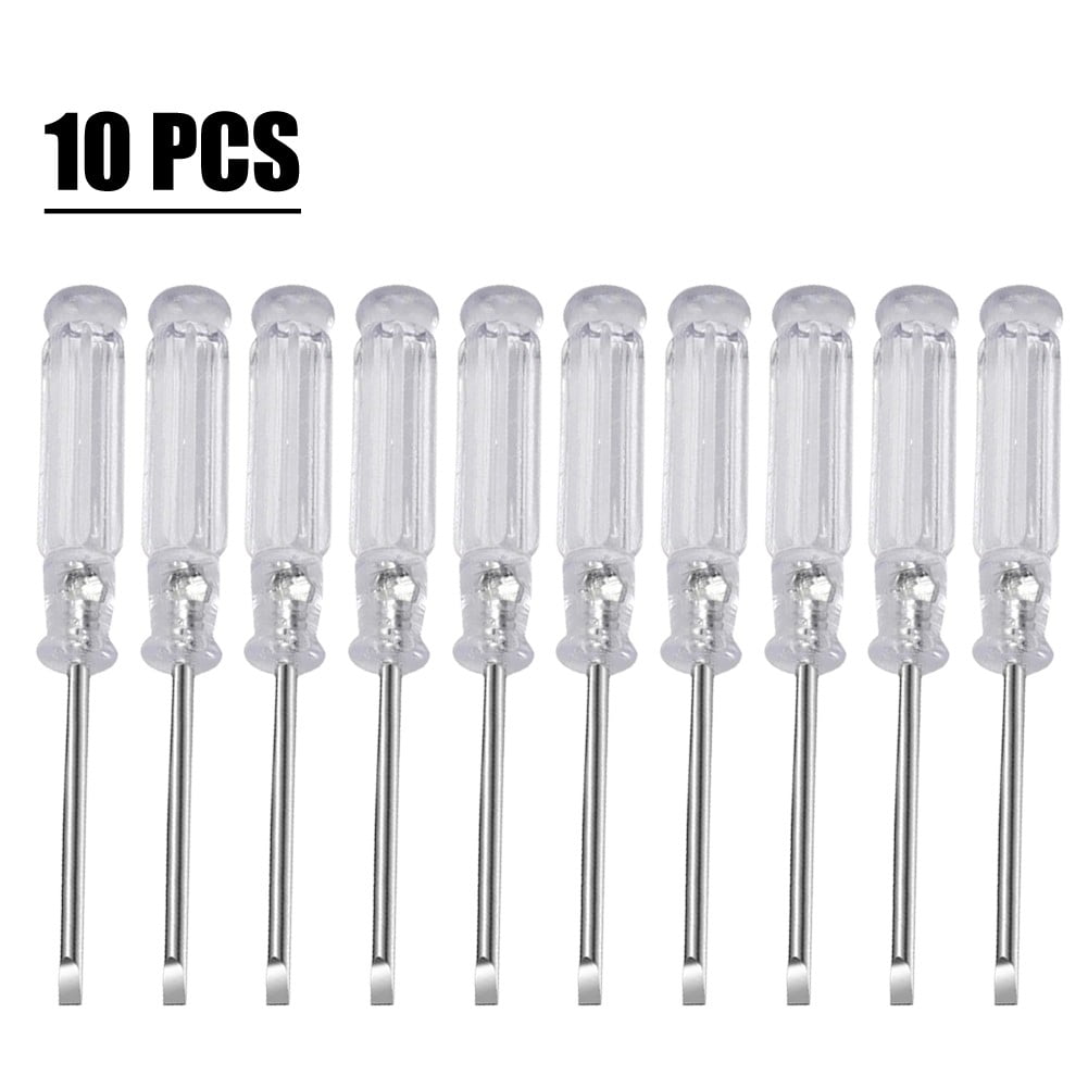 10Pcs Multipurpose Handle Screwdrivers Set Mini Small Slotted Cross ...