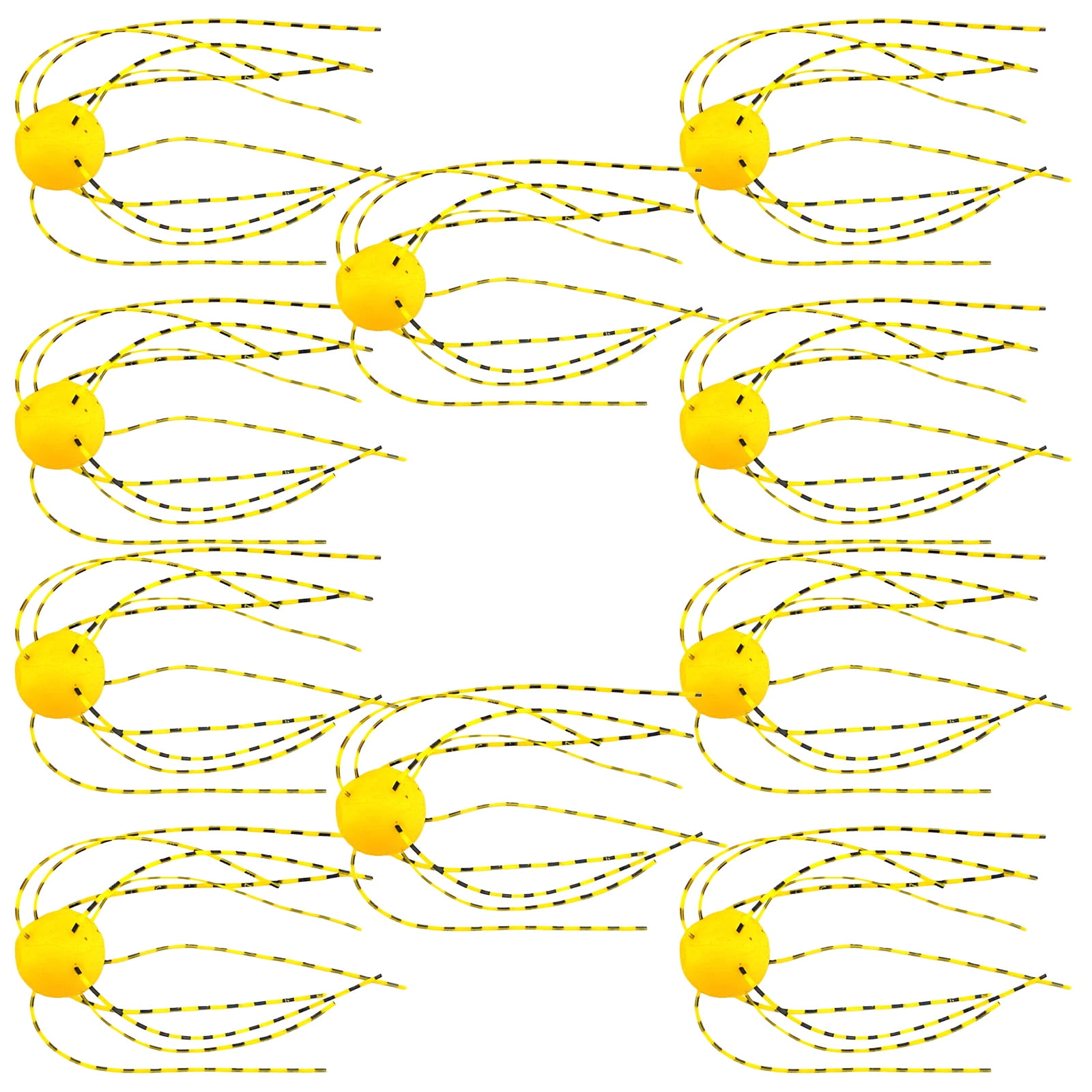 10Pcs Multipurpose Squid Skirts Soft Baits Soft Fishing Lure Slow ...