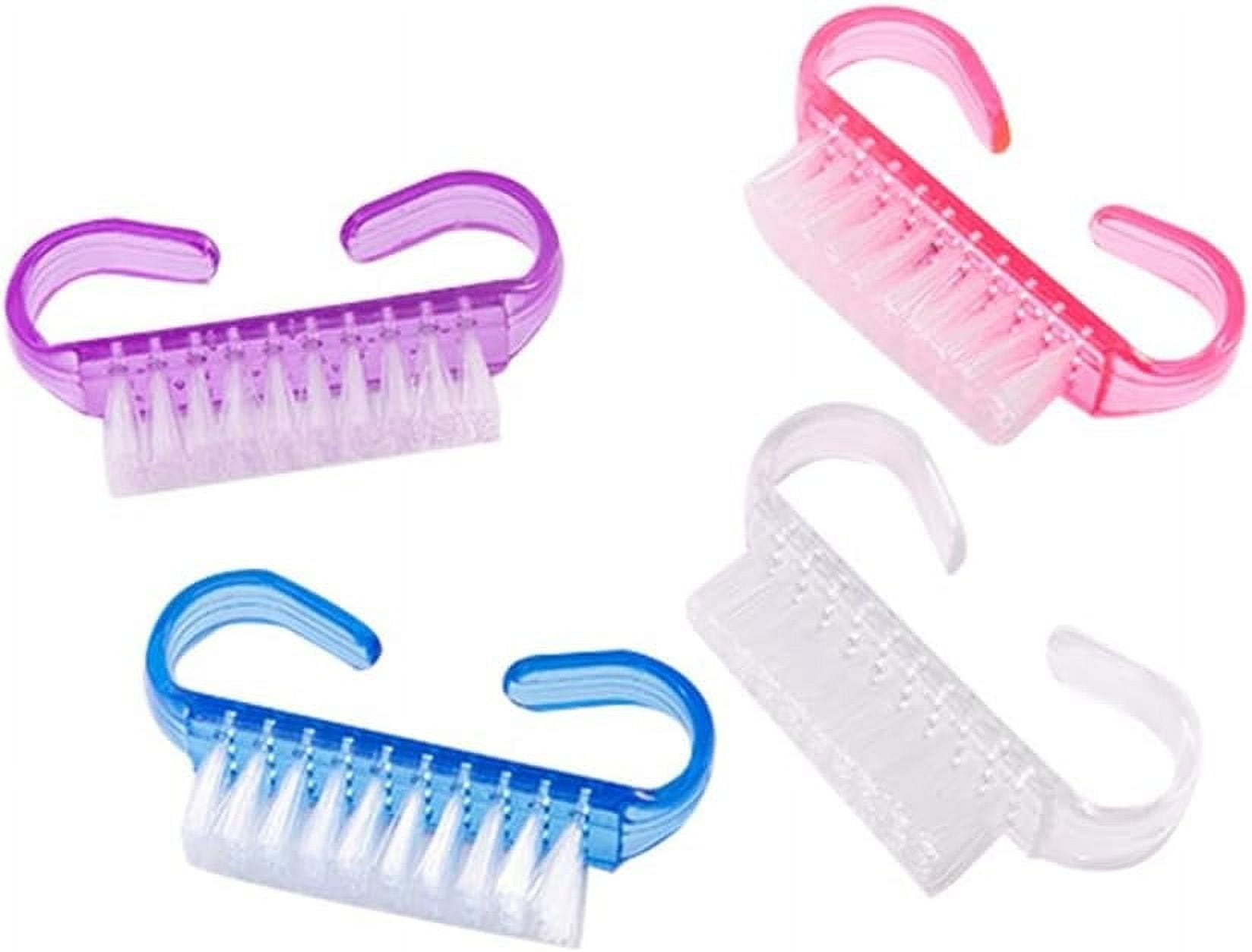 10Pcs Nail Cleaning Brushes Pedicure Brush Cleaner Scrubbing Kit ...