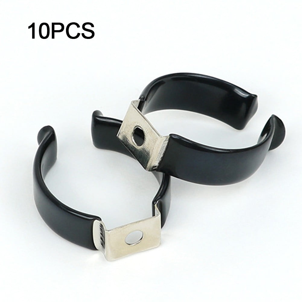 10Pcs Narrow Base Tool Spring Terry Clips Pipe Clamp Heavy Duty Tool ...