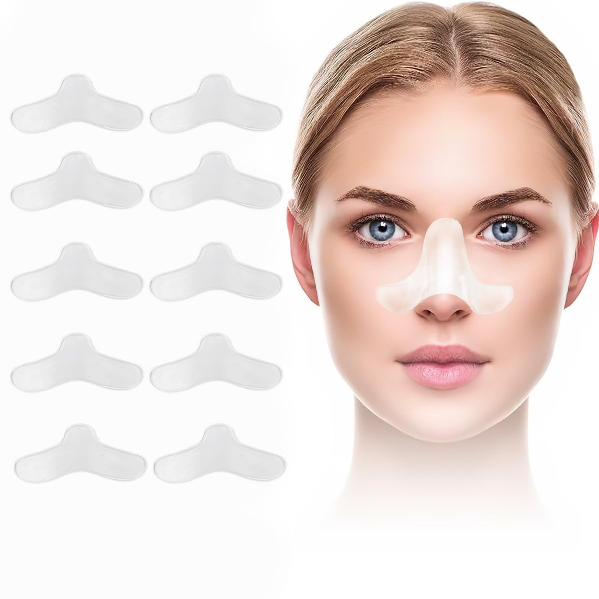 10Pcs Nasal Pads for CPAP Mask, MODANU CPAP Gel Nose Pads, Nose ...