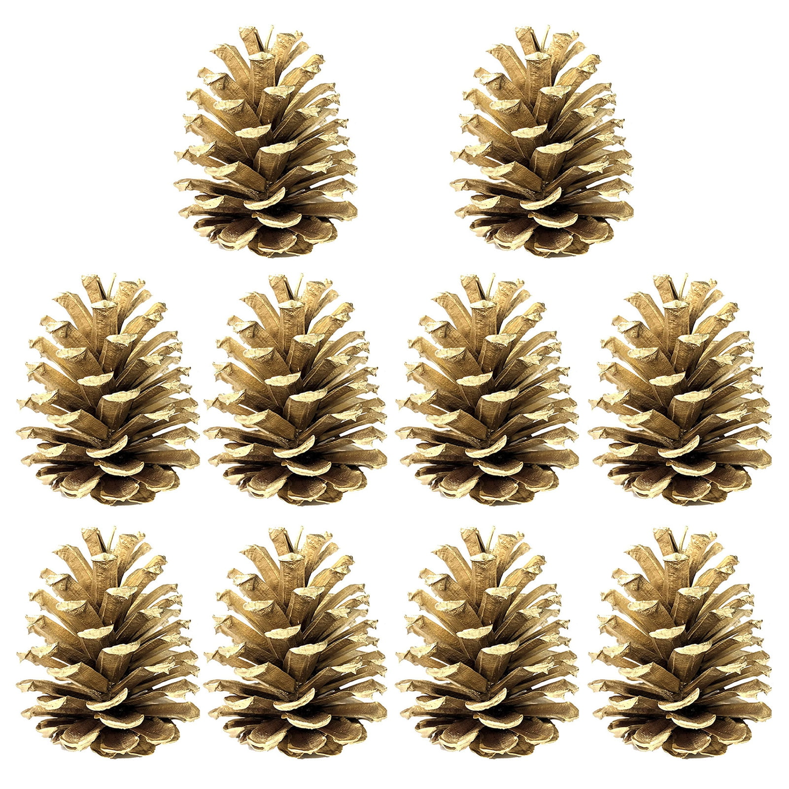 10Pcs Natural Pine Cone Decorations Eco-friendly Christmas Parties ...