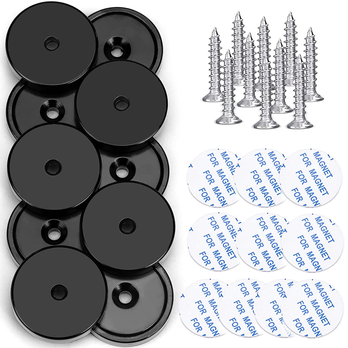 10Pcs 110LB Heavy Duty Neodymium Magnet with Countersunk Hole for ...