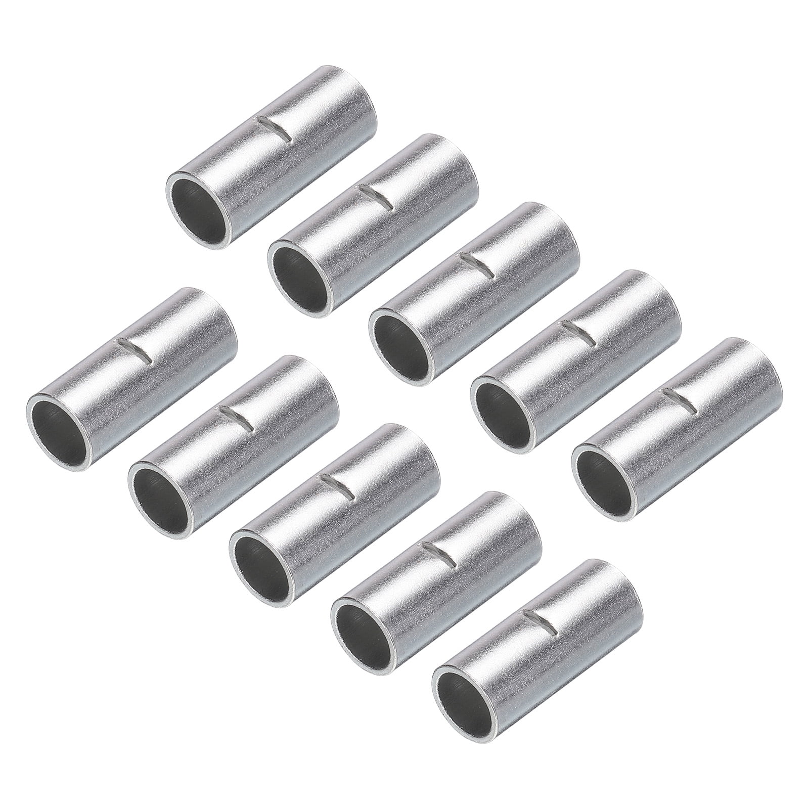 10Pcs Non Insulated Butt Connectors 2AWG Wire Connector BN-38 for ...