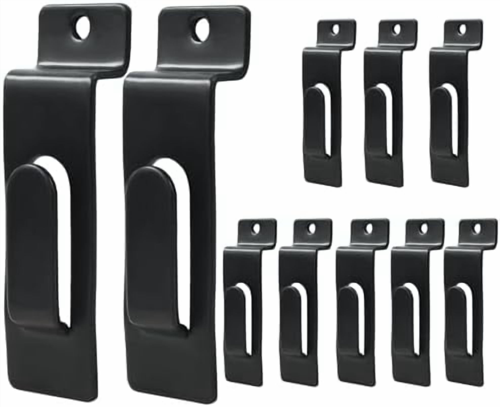 10Pcs Notch Slatwall Utility Hook， Commercial Metal Slat Wall Hooks ...