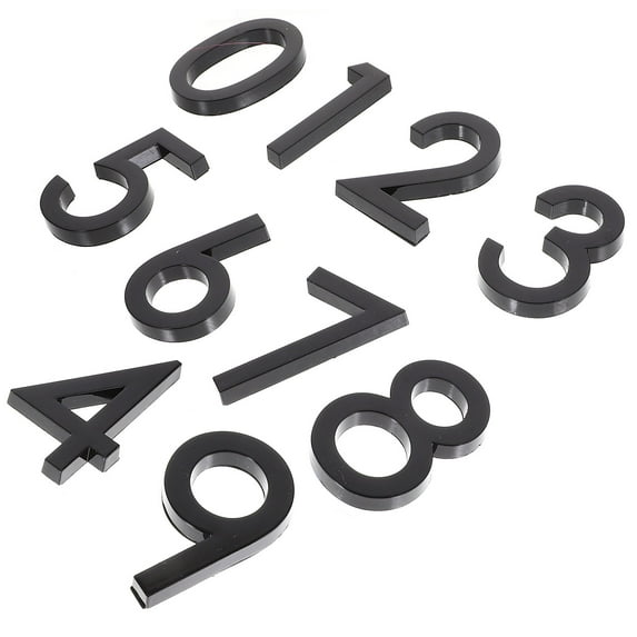 10Pcs Number Sign Wall-mounted Door Hanging Number Sign Decor Easy ...
