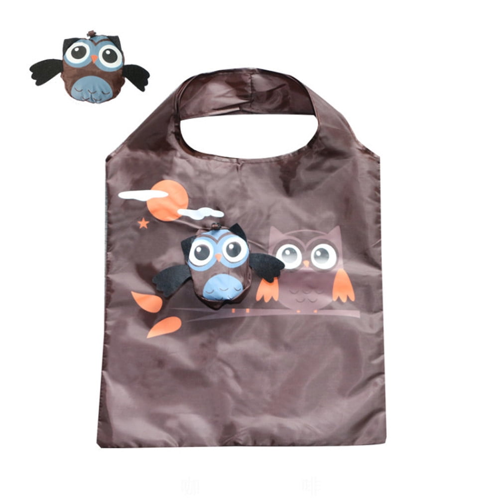 10Pcs Owl Folding Shopping Bag, Usloyux Owl Folding Shopping Bags ...