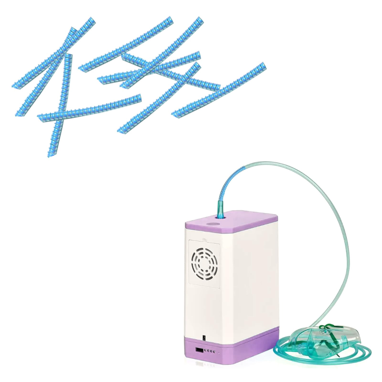 10Pcs Oxygen Tube Support for Portable Oxygen Concentrator Oxygen Hose ...