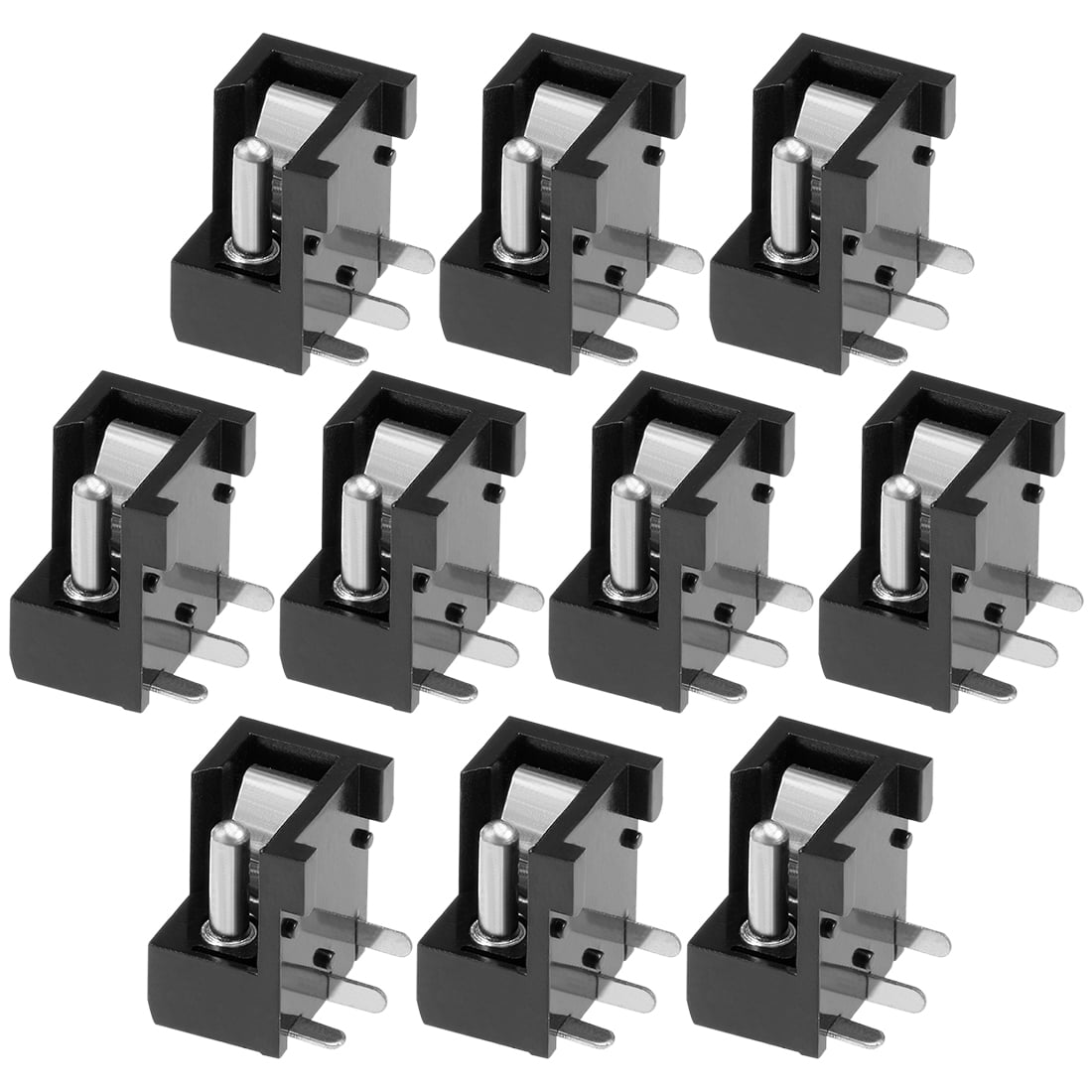 10Pcs PCB Mount DC004 5.5mm x 2.1mm 3 Pin Audio Video DC Power ...