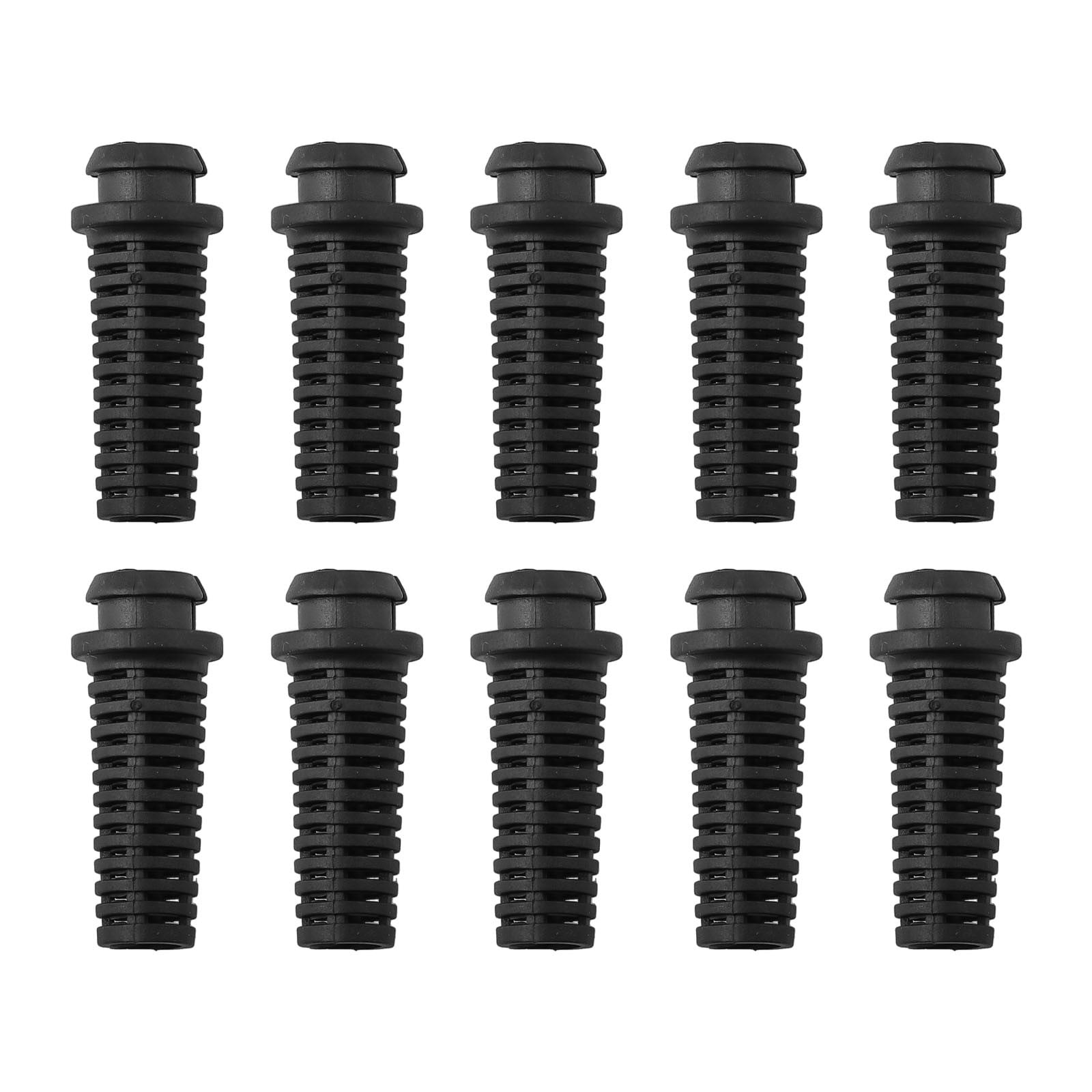 10Pcs PVC Cable Gland Connectors Rubber Boot Protector Sleeves Mobile ...