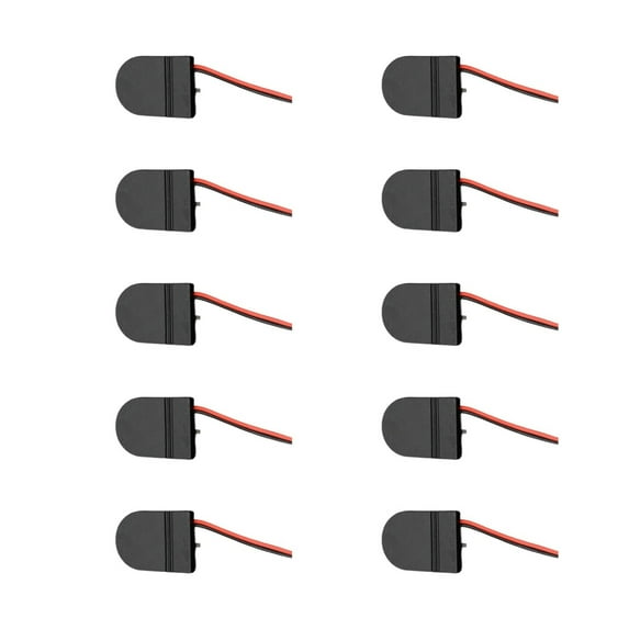 10Pcs Pack CR2032 LIR2032 Battery Holder with Flip Lid For Electronics ...