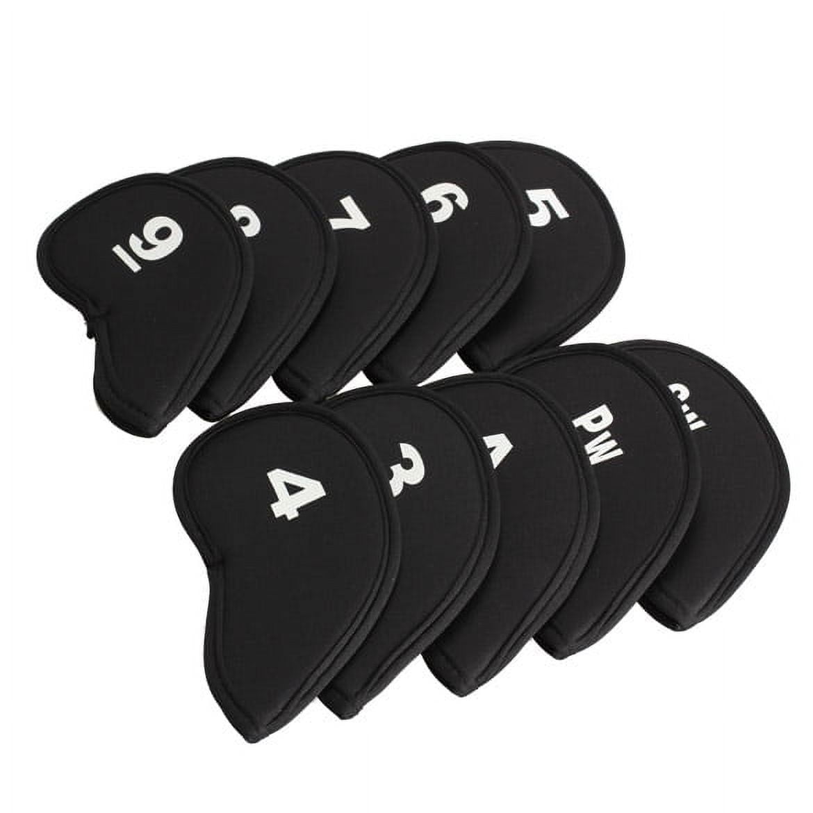 10Pcs/Pack New Meshy Golf Iron Covers Set Golf Club Head Cover Fit Most ...