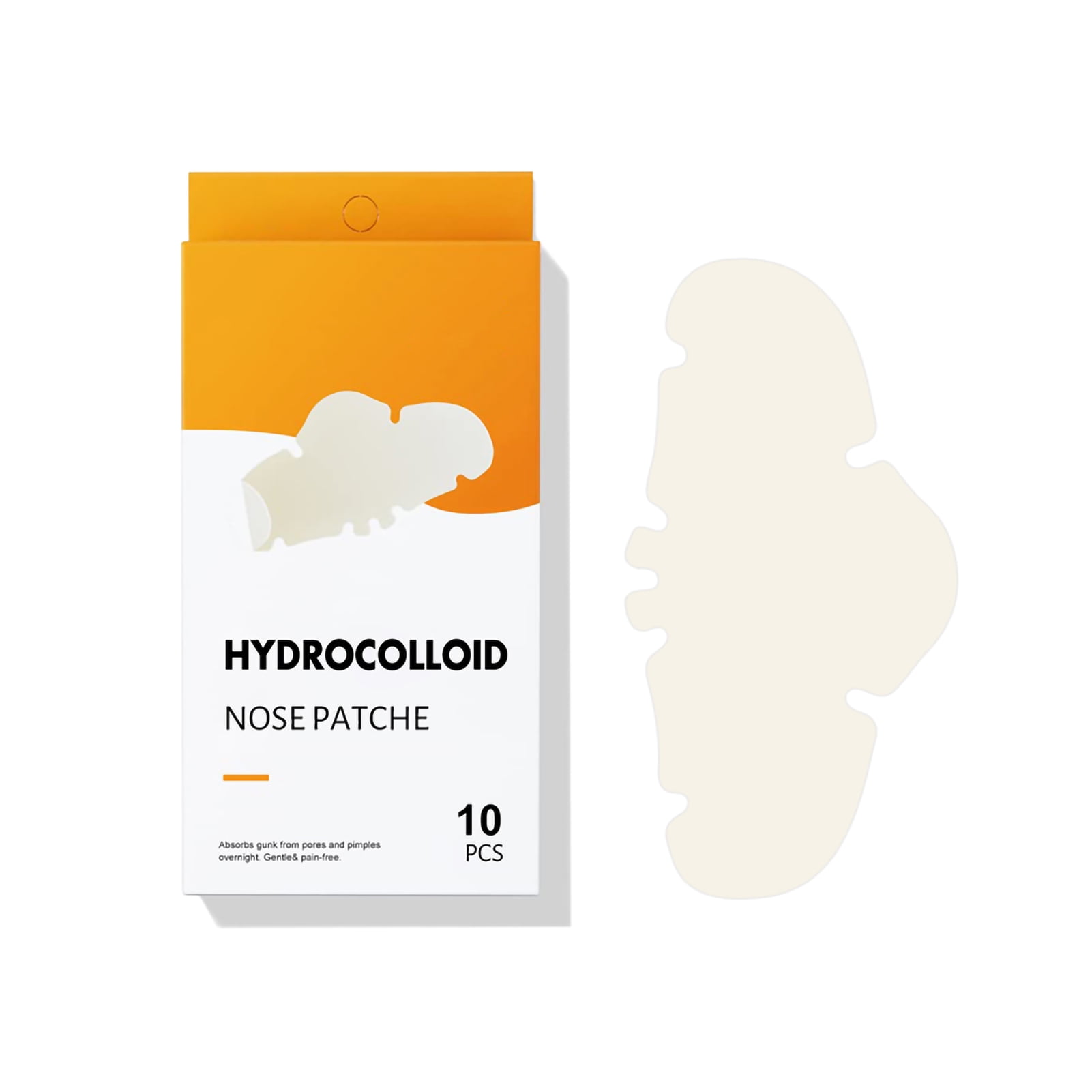 10pcs Pack Nose Patch Hydrocolloid Patches For Nose Pores Blackhead