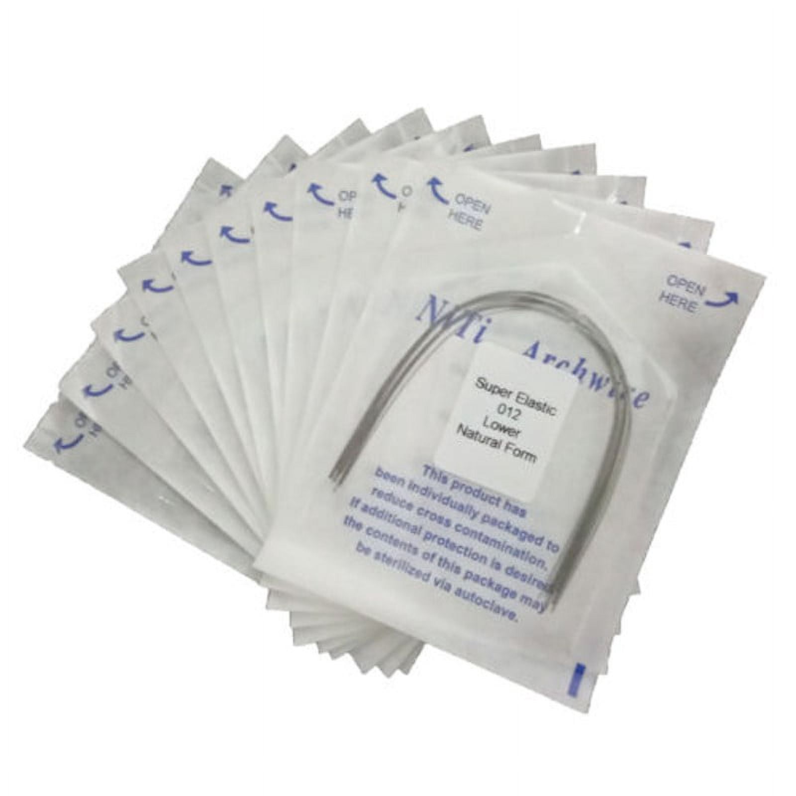 10Pcs/Pack Orthodontic Dental Super Elastic Oval Form Niti Round Arch ...