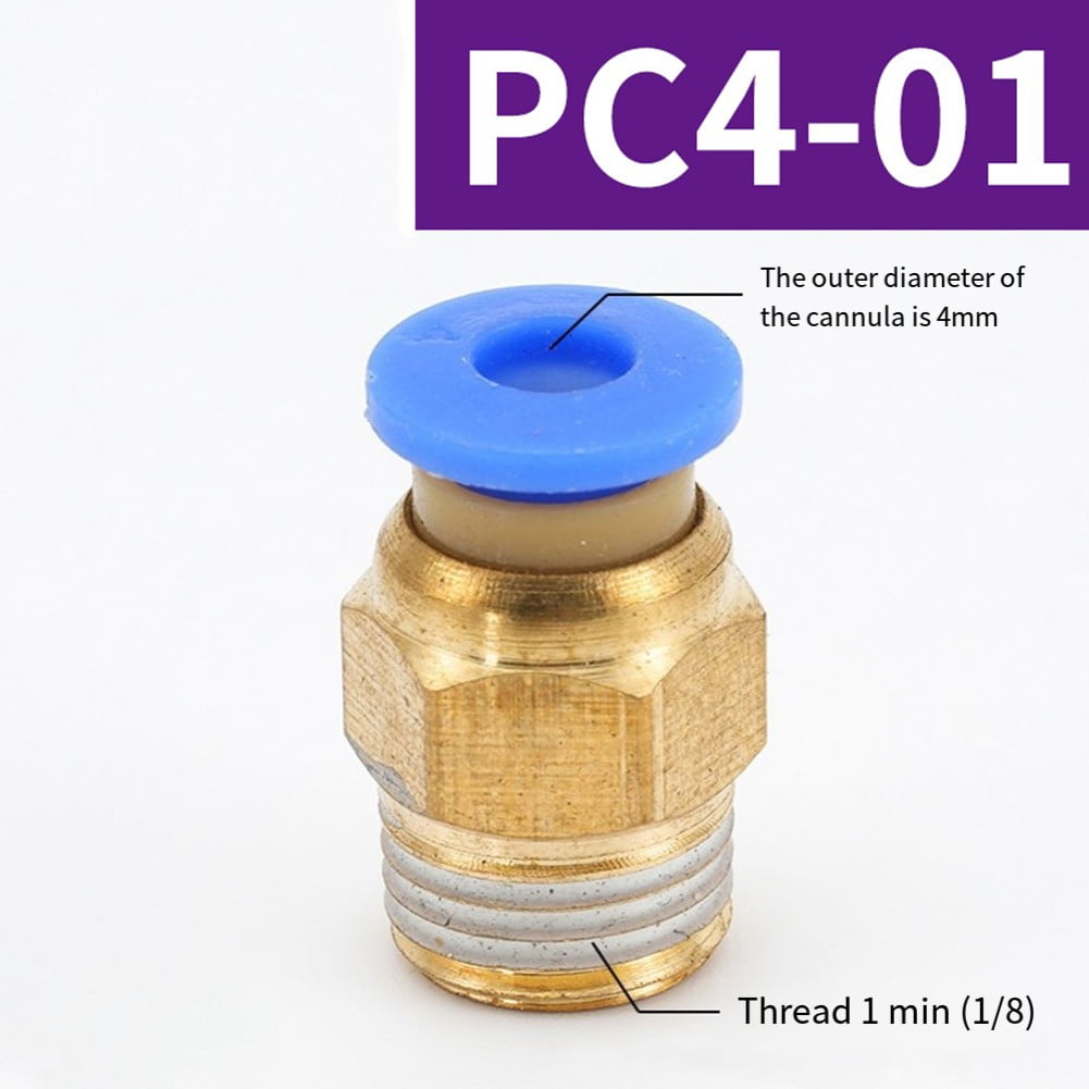 10Pcs Pc Air Pipe Connector High Temperature And Pressure Resistant ...