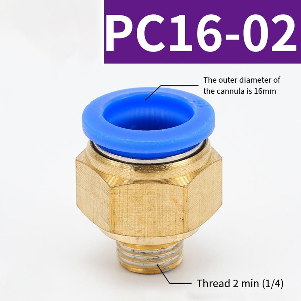 10Pcs Pc Air Pipe Connector Set With 7 Sizes 4-16Mm, High Temperature ...