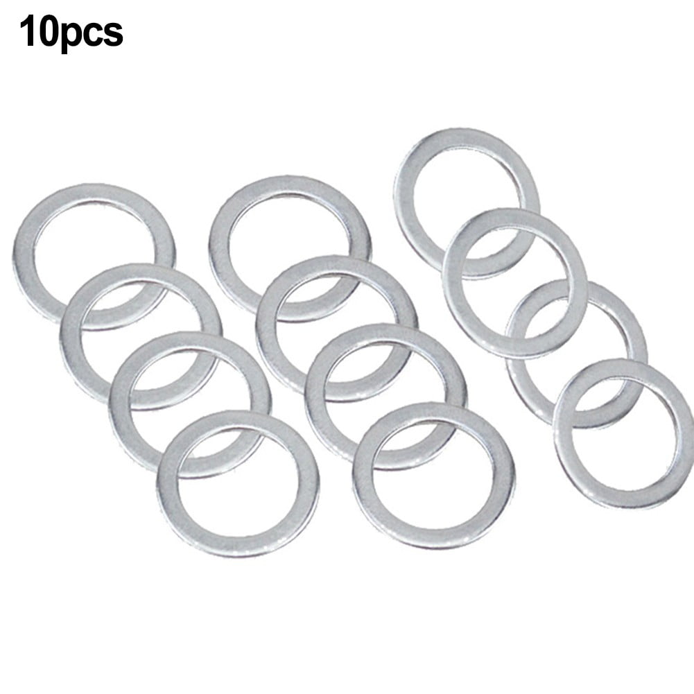 10Pcs Pedal Washers, Stainless Steel Replacement Silver for Moutain ...