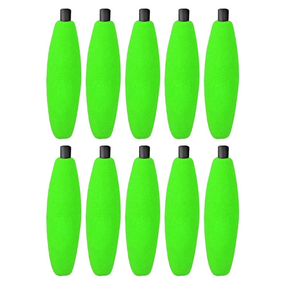 10Pcs Peg Floats Catfish Fishing Bobbers Foam Rig Float Crappie Trout ...