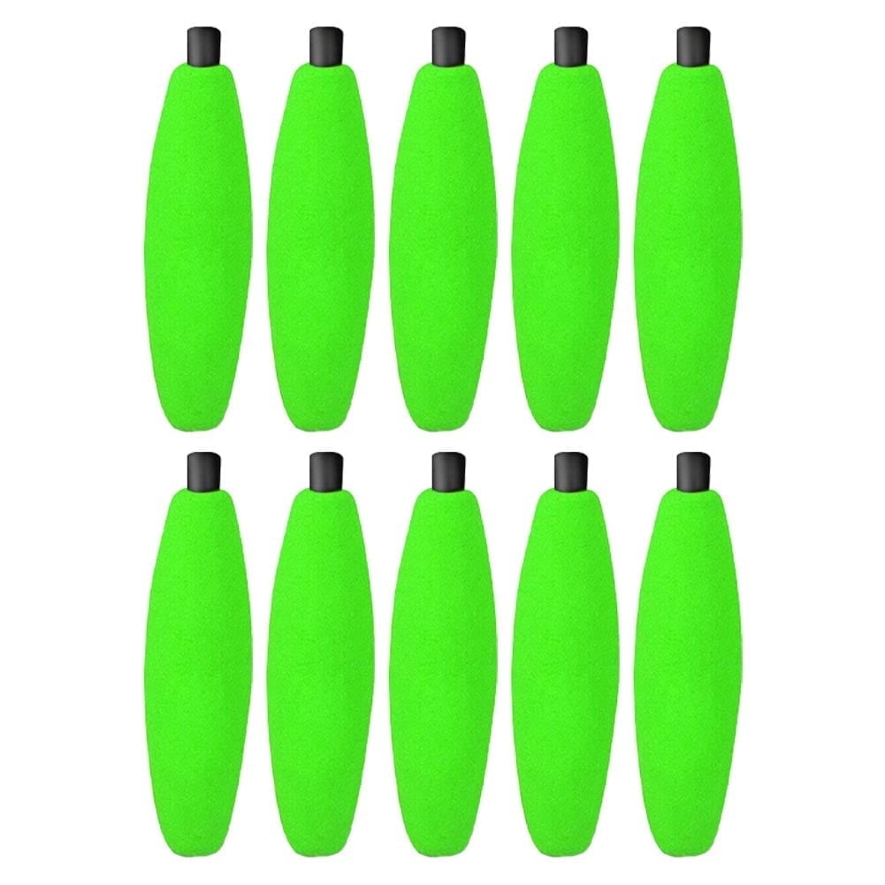 10Pcs Peg Floats Catfish Fishing Bobbers Foam Rig Float Crappie Trout ...