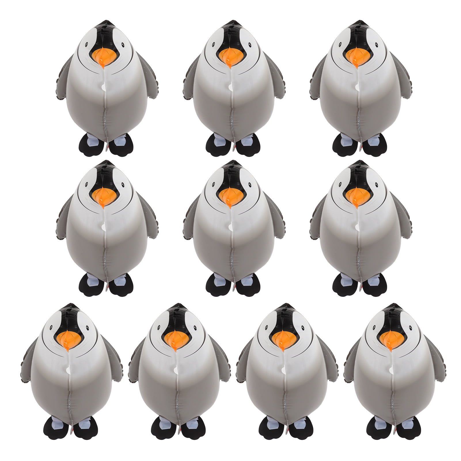 10Pcs Penguin Balloons Standing Penguin Foil Party Balloons for Party ...